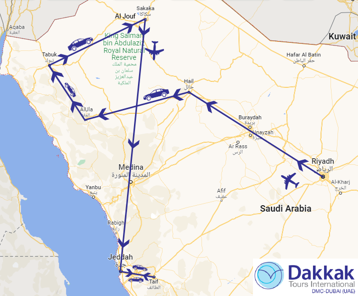 11 Days Discover Saudi Arabia - Dakkak Saudi Arabia